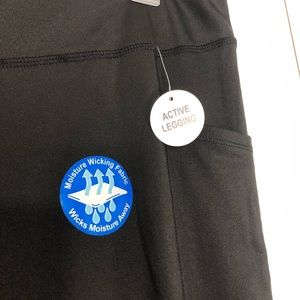 Zone Pro | Pants & Jumpsuits | Black Moisture Wicking Active Workout ...